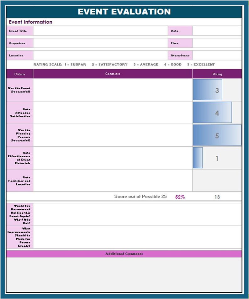 Event Planning Spreadsheet Template | Event Planner Budget Tracker ...