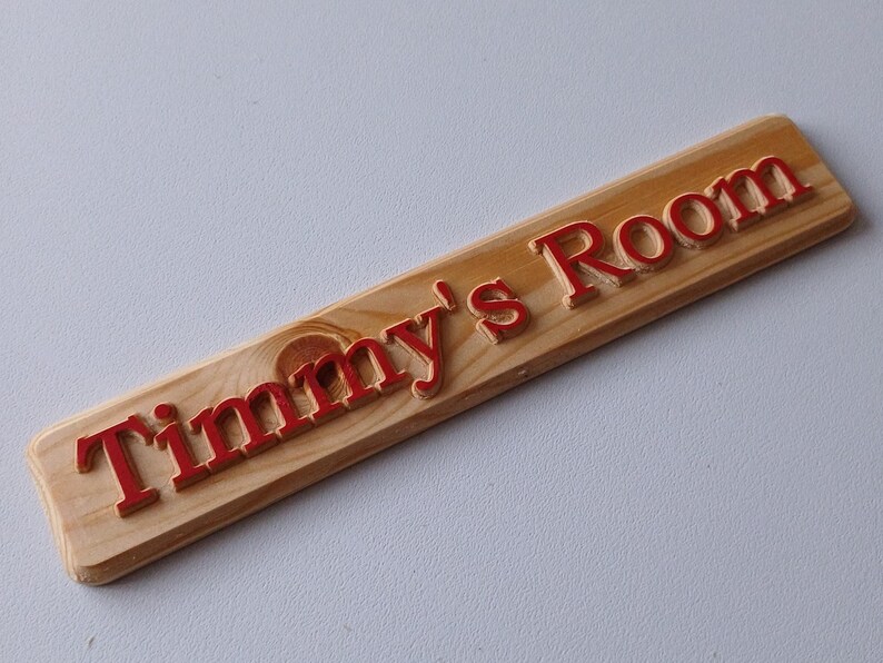 Door Sign / Bedroom Name Plate / Room Sign - Etsy