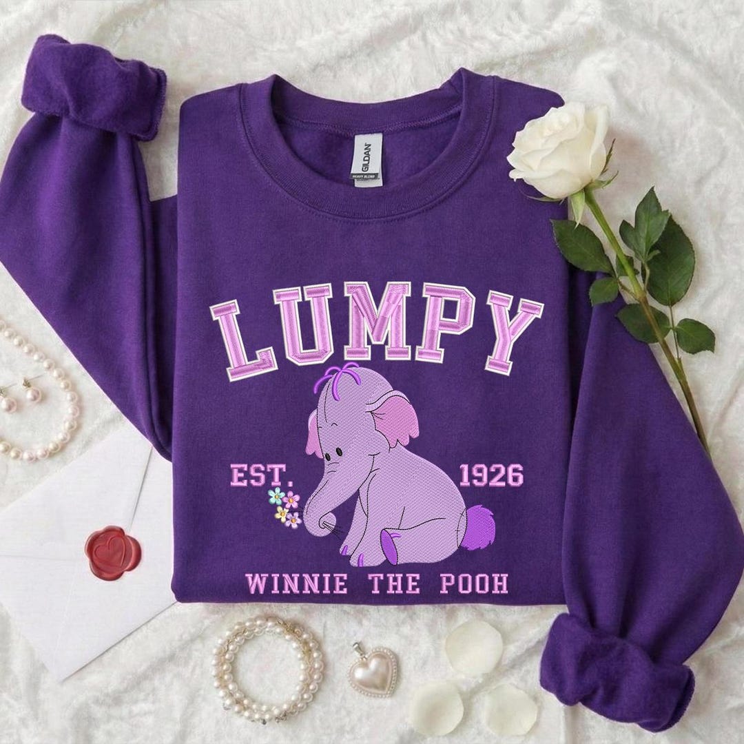 Embroidered Lumpy Winnie the Pooh Sweatshirt, Vintage Heffalump ...