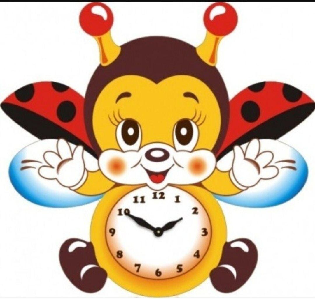 Laser Cut Ladybug Clock , Cute Cartoon Nursery Decor , Kids Room ...