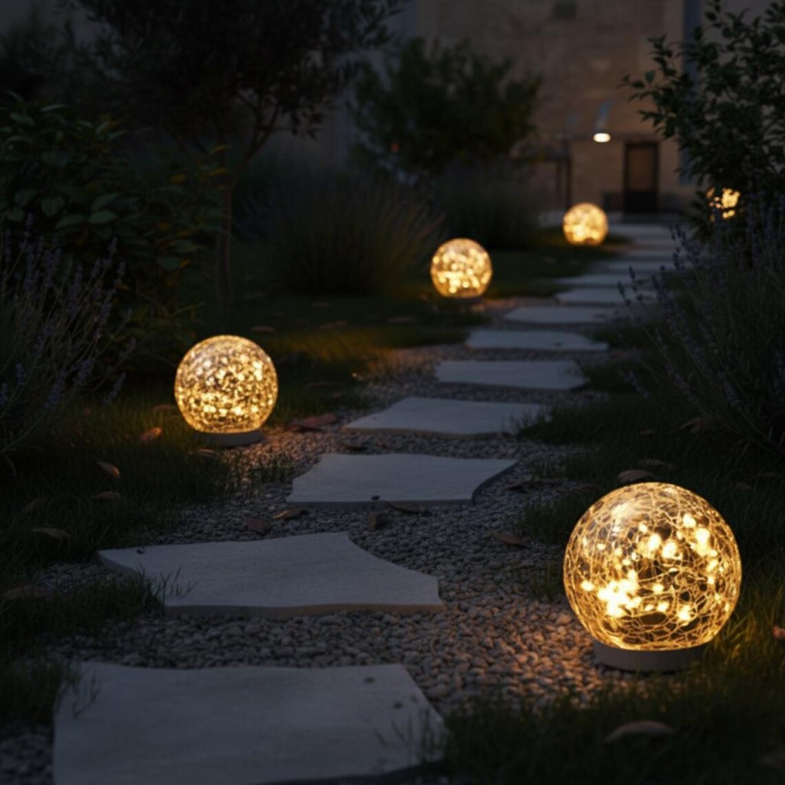 Solar Garden Lights Outdoor | Solar Stake Light LED for Yard & Walkway ...