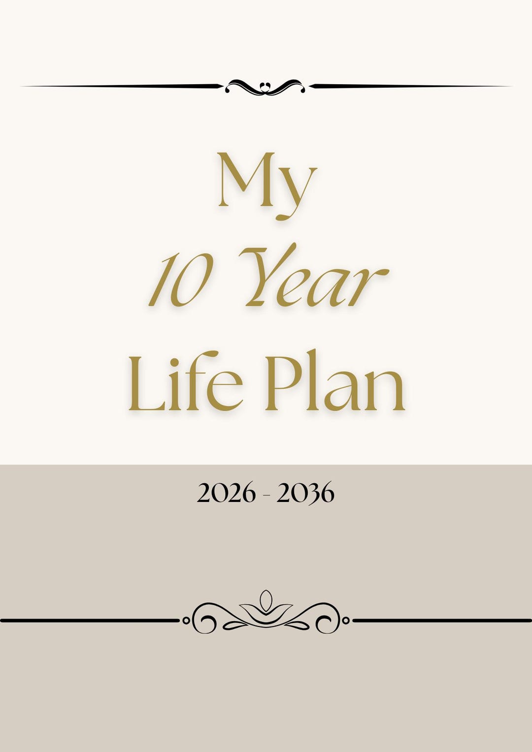 Printable 10 Year Life Planner! - Etsy