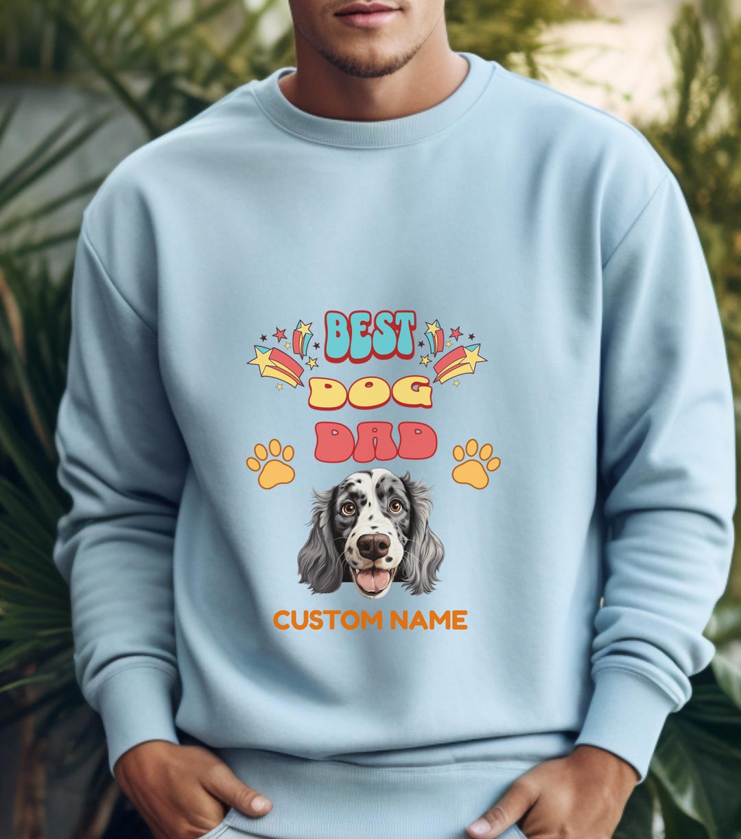 Garment Heartfelt Furry Friend Illustration Including Personal Text ...