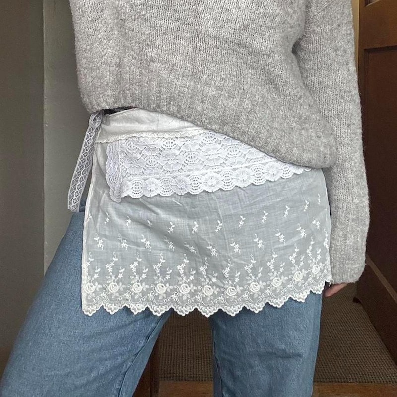 Vintage 2 Piece Apron - Etsy