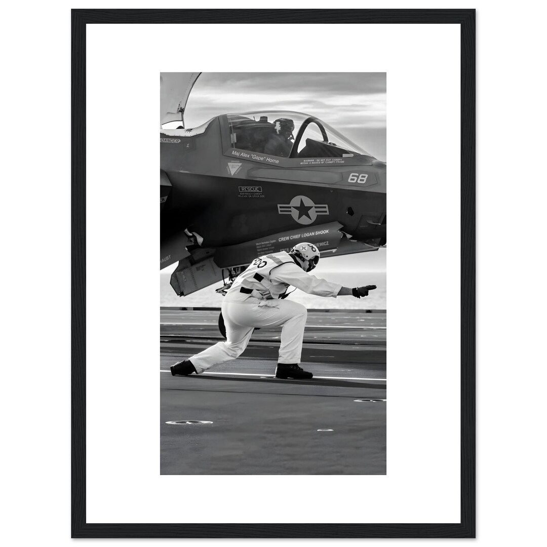 F-35 Stealth Fighter Jet Poster – Carrier Launch Aviation Print - Etsy