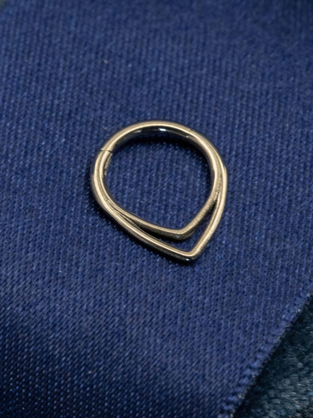 Titanium V Septum Ring, 16G Daith Hoop (8mm) - Etsy