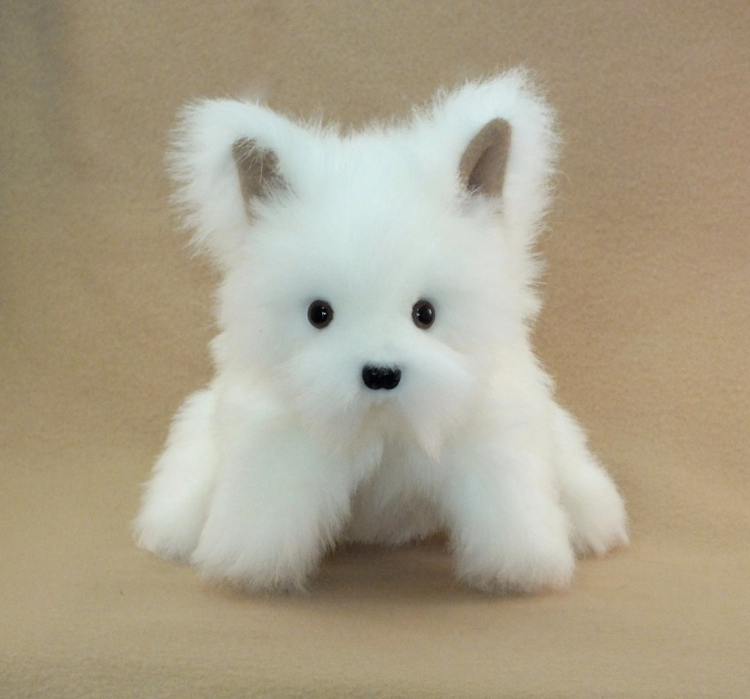 White Puppy Dog Hand Puppet - Etsy