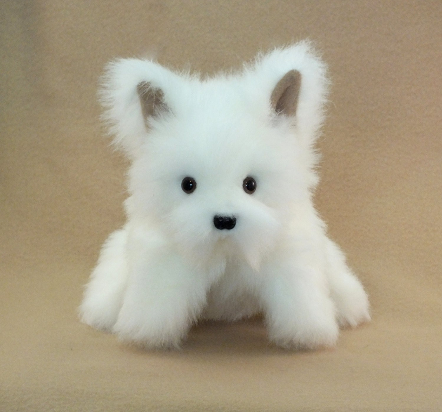 White Puppy Dog Hand Puppet - Etsy