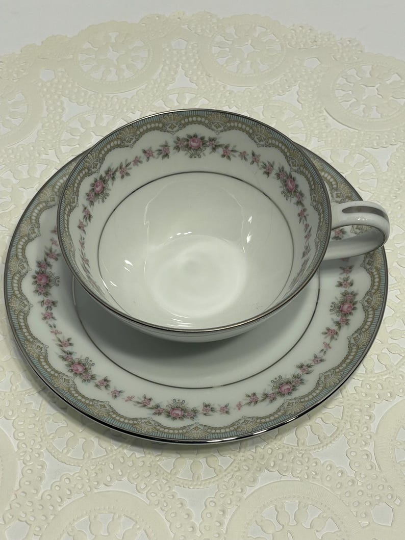 Tea Set by Noritake, Glenwood Fine China Pattern (pattern #5770) - Etsy