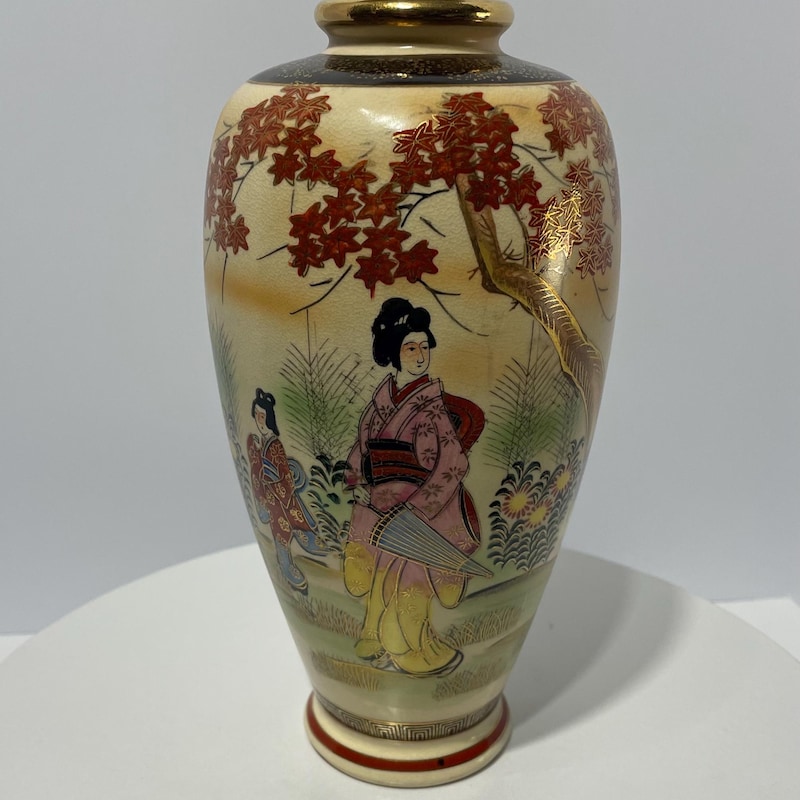 Antique Satsuma Vases - Etsy