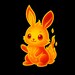 Flame Animals PNG | Fire Glow Animal Clipart Bundle Digital Download - Etsy