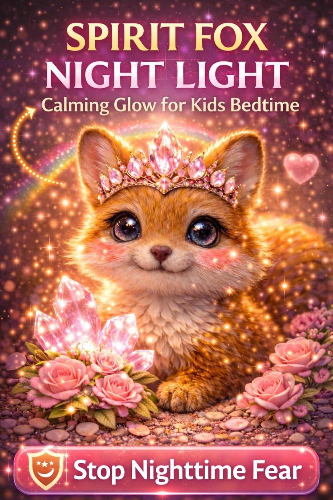 Squirrel Kids Night Light Printable, Cute Nursery Animal Lamp, LED ...