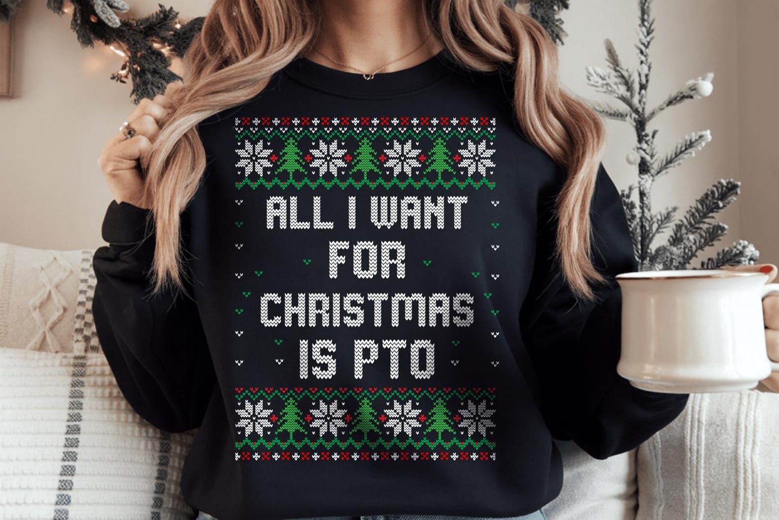 Funny Christmas PTO Sweater Design, Corporate Humor (digital Download ...