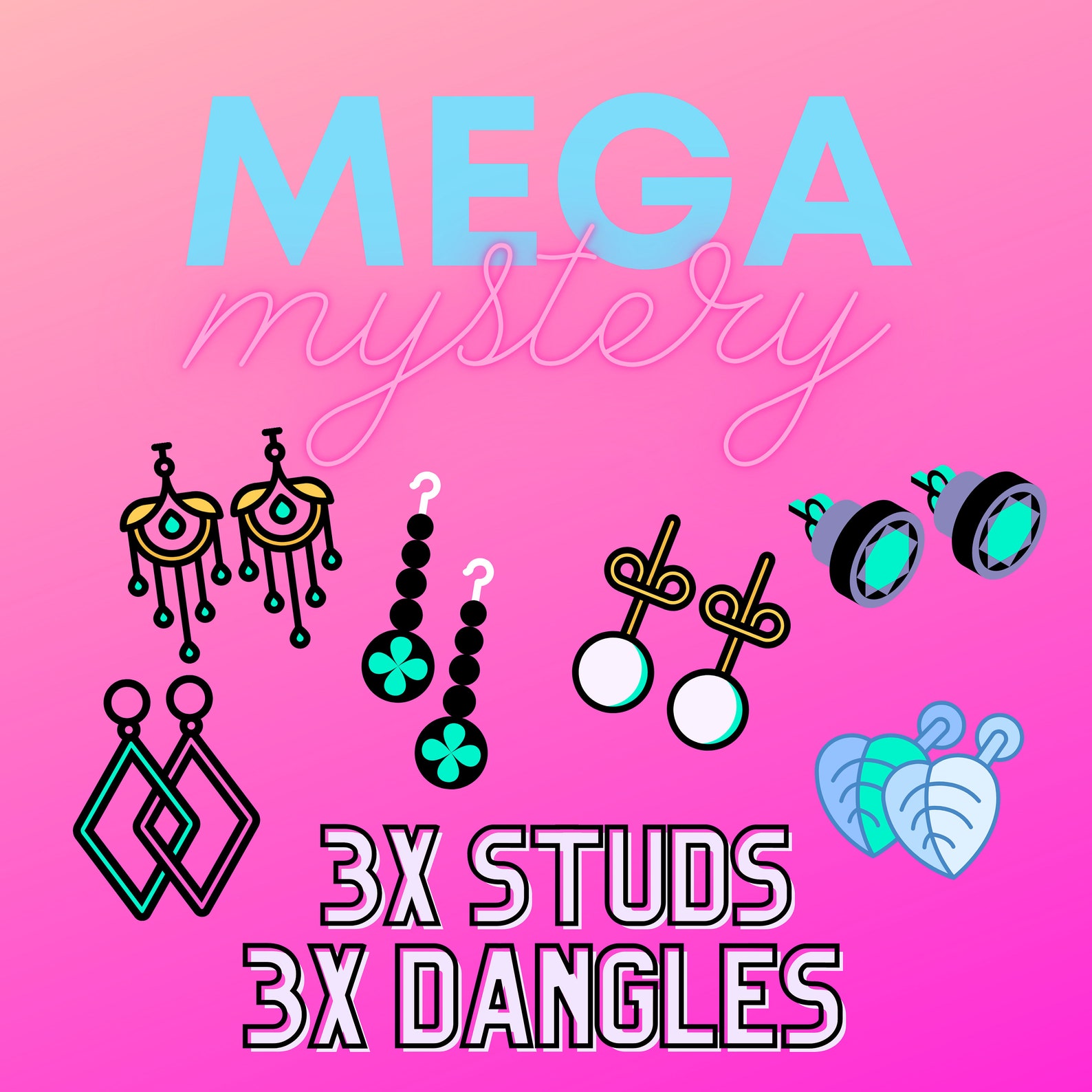 Jewelry Mystery Box Surprise Handmade Earrings Earring - Etsy