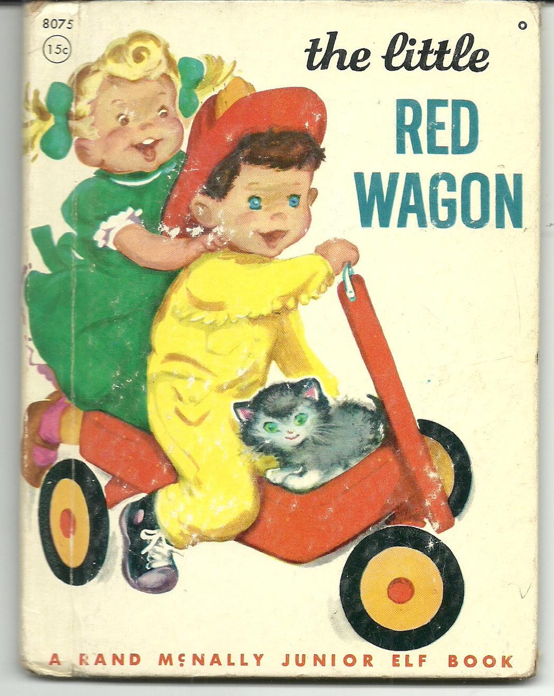Vintage 1962 the Little Red Wagon - A Rand Mcnally Junior Elf Book - Etsy