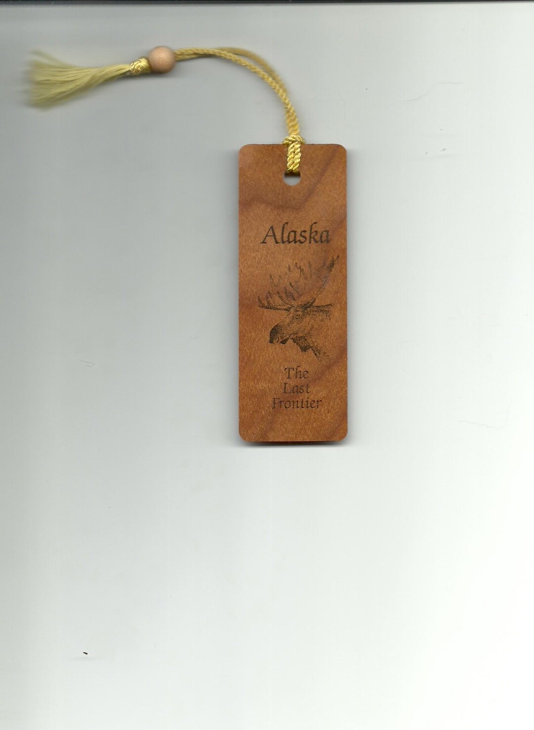 Vintage Alaska Cherry Wood Veneer Bookmark, Made in Alaska, 4 X 1.5” - Etsy
