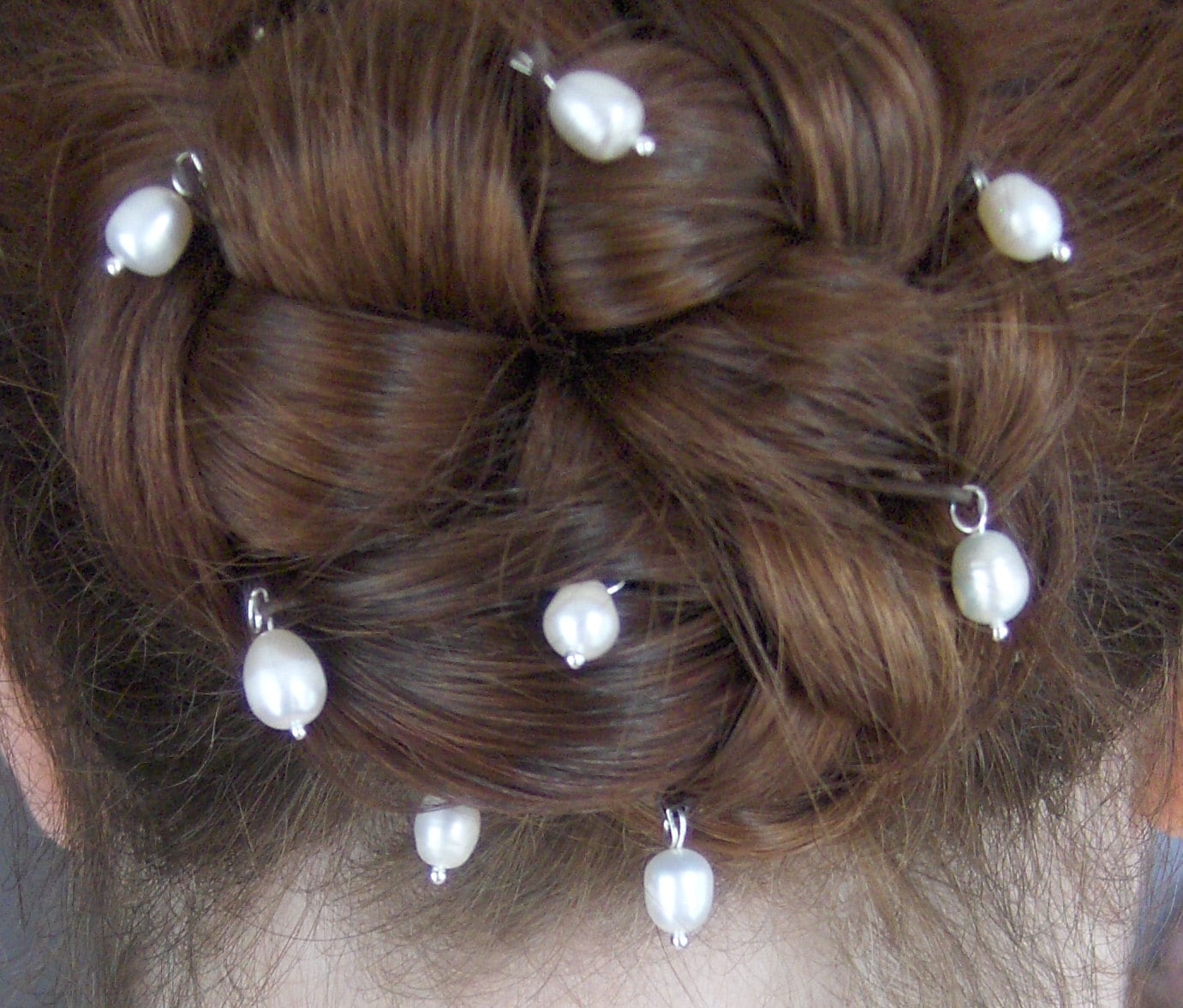 12 Rice Pearl Pins Gold Pins With Large Ivory Freshwater Rice | Etsy