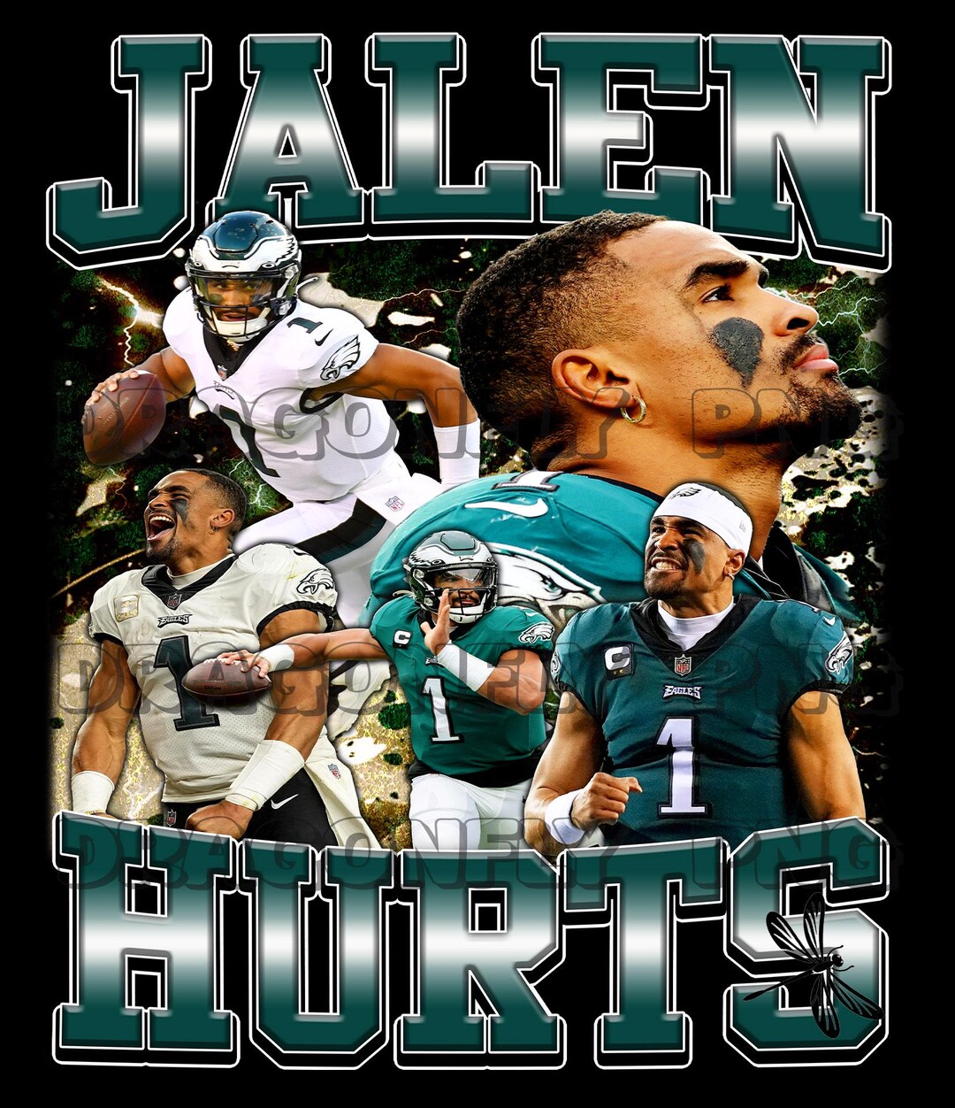 Jalen Hurts Png , Helmet Png,printable Digital T-shirt Design, Ready to ...