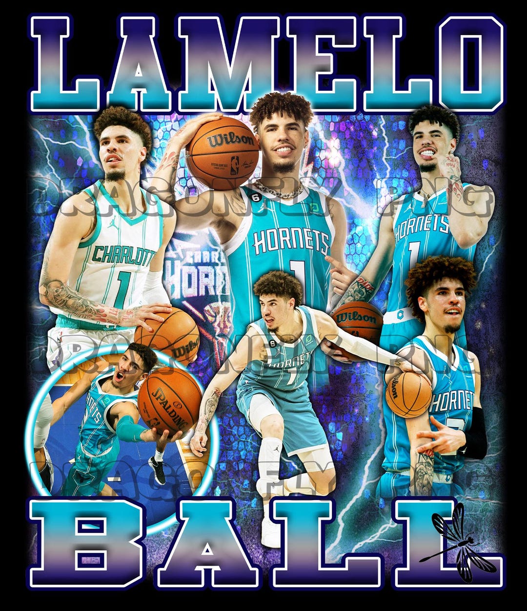 Lamelo Ball Png , Printable Digital T-shirt Design, Ready to Print ...