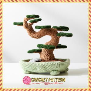 Crochet Pattern Bonsai Tree : Easy Amigurumi Toy (PDF Pattern - Digital ...