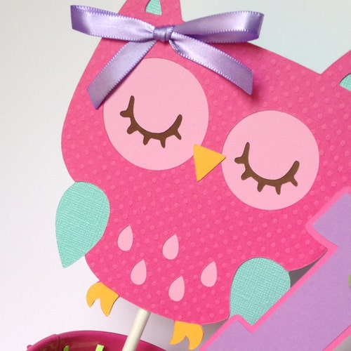 Owl Banner Happy Birthday Banner Owl Party Decorations | Etsy