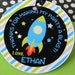 Rocket Ship Favor Tags, Rocket Thank You Tags, Rocket Ship Birthday ...