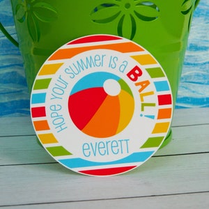 Summer Treat Tags for Kids, End of Year Tags, Last Day of School Tags ...
