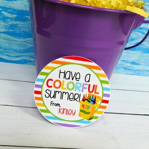 Summer Treat Tags for Kids, End of Year Tags, Last Day of School Tags ...