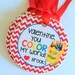 Color My World Valentines Day Treat Tags, Classroom Valentines ...