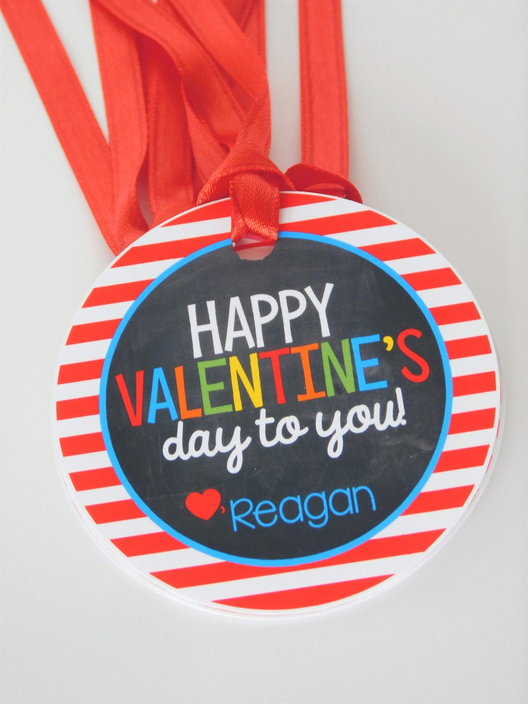 Valentine's Day Treat Tags, Happy Valentine's Day Tags, Valentines for ...