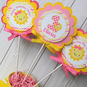 Sunshine Centerpieces, Sunshine Centerpiece Sticks, Sun Party Decor ...