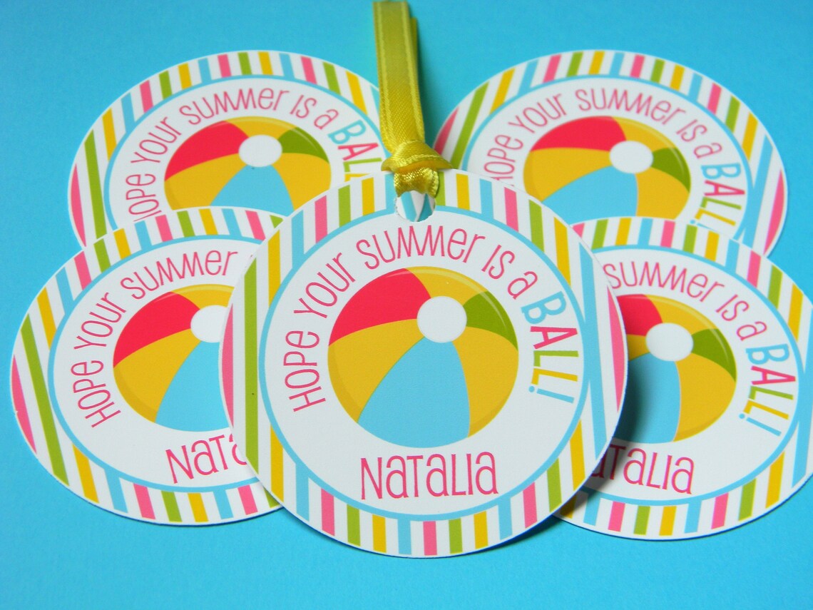 Summer Treat Tags for Kids End of Year Tags Last Day of | Etsy