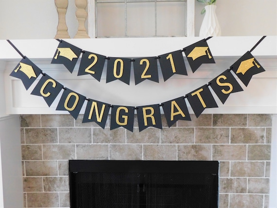 Graduation Banner, Class of 2021 Banner, Congrats Banner by Sweetheart ...