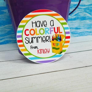 Summer Treat Tags for Kids, End of Year Tags, Last Day of School Tags ...