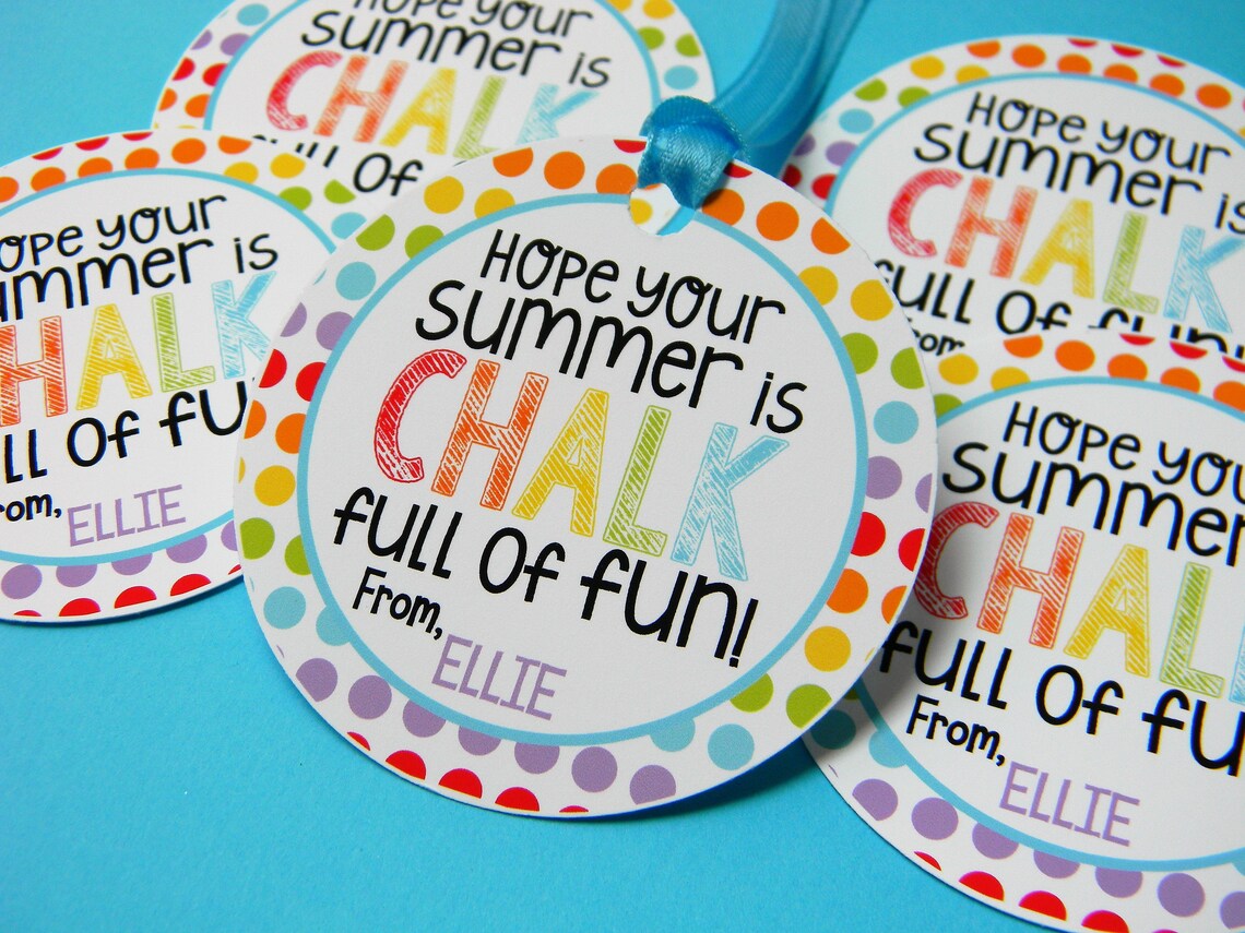 Summer Treat Tags for Kids End of Year Tags Last Day of | Etsy