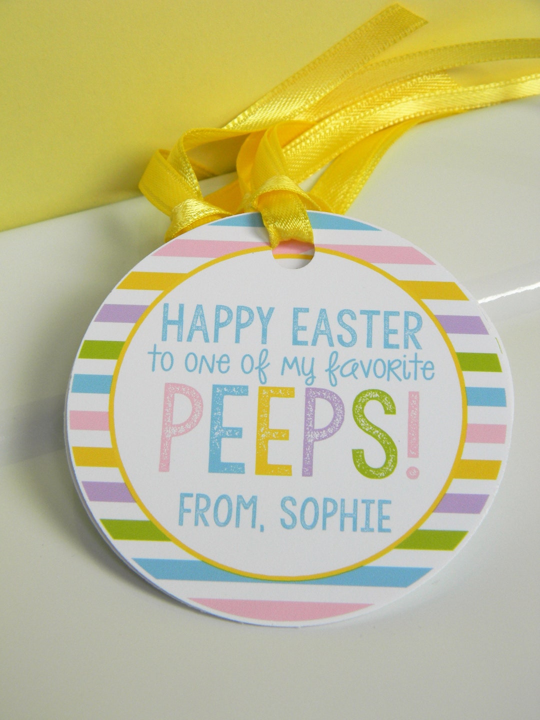 Easter Treat Tags, Easter Favor Tags, Happy Easter Tags, Easter Treats ...