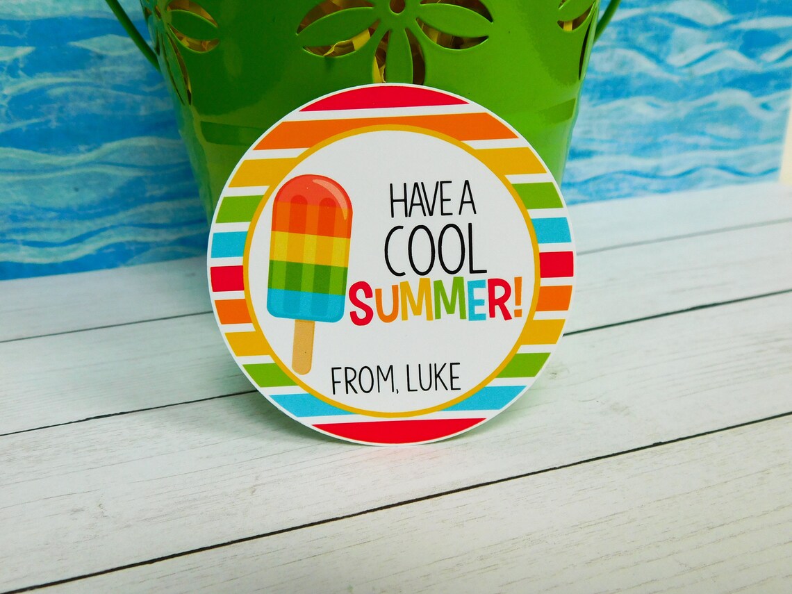 Summer Treat Tags for Kids End of Year Tags Last Day of - Etsy