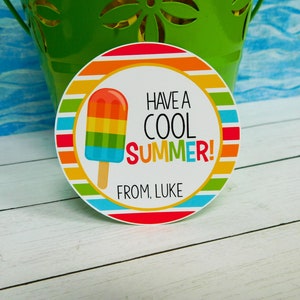Summer Treat Tags for Kids, End of Year Tags, Last Day of School Tags ...