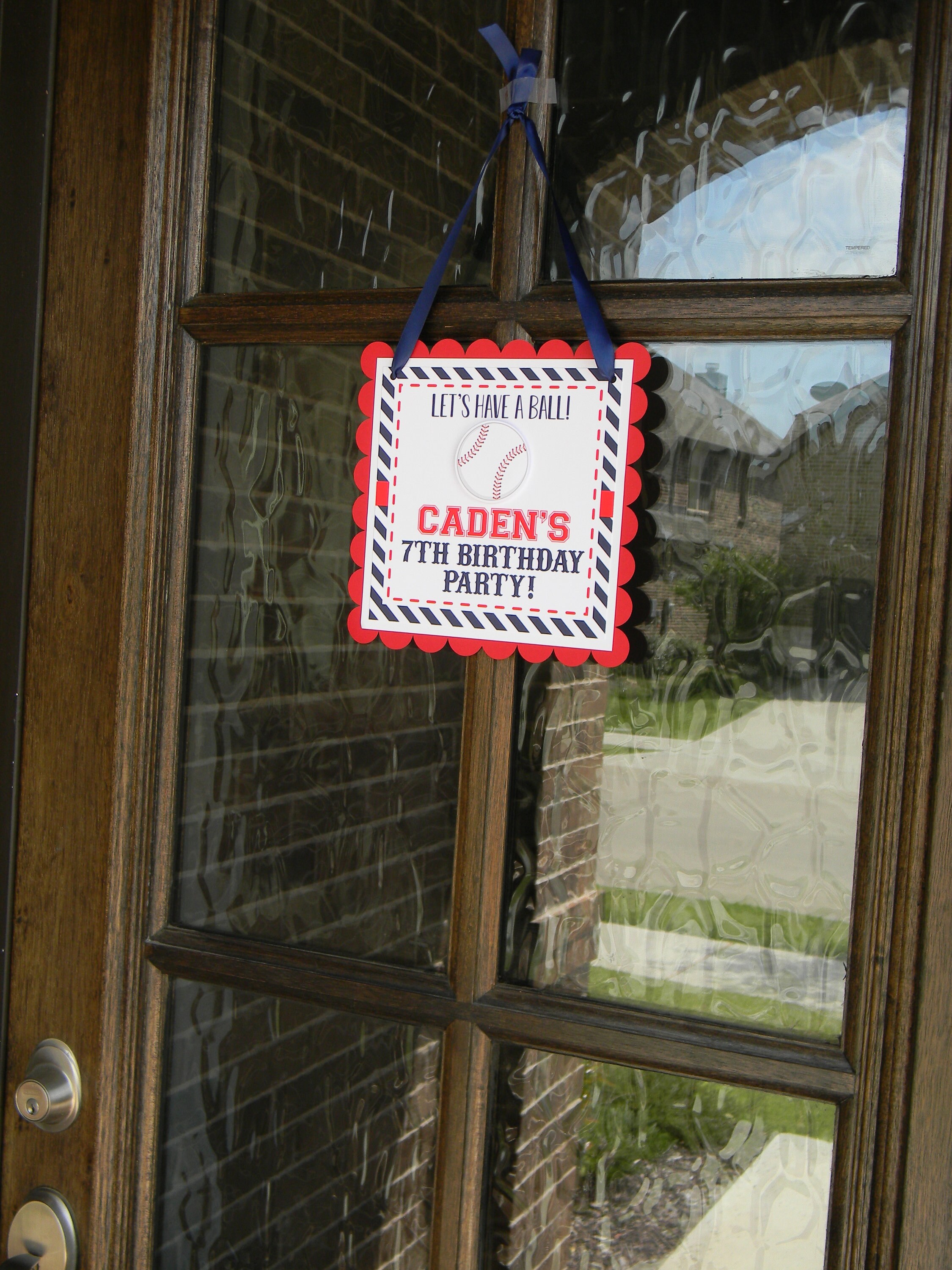 Baseball Door Sign Baseball Party Decorations Baseball Door | Etsy