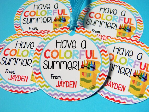 Summer Treat Tags for Kids End of Year Tags Last Day of | Etsy