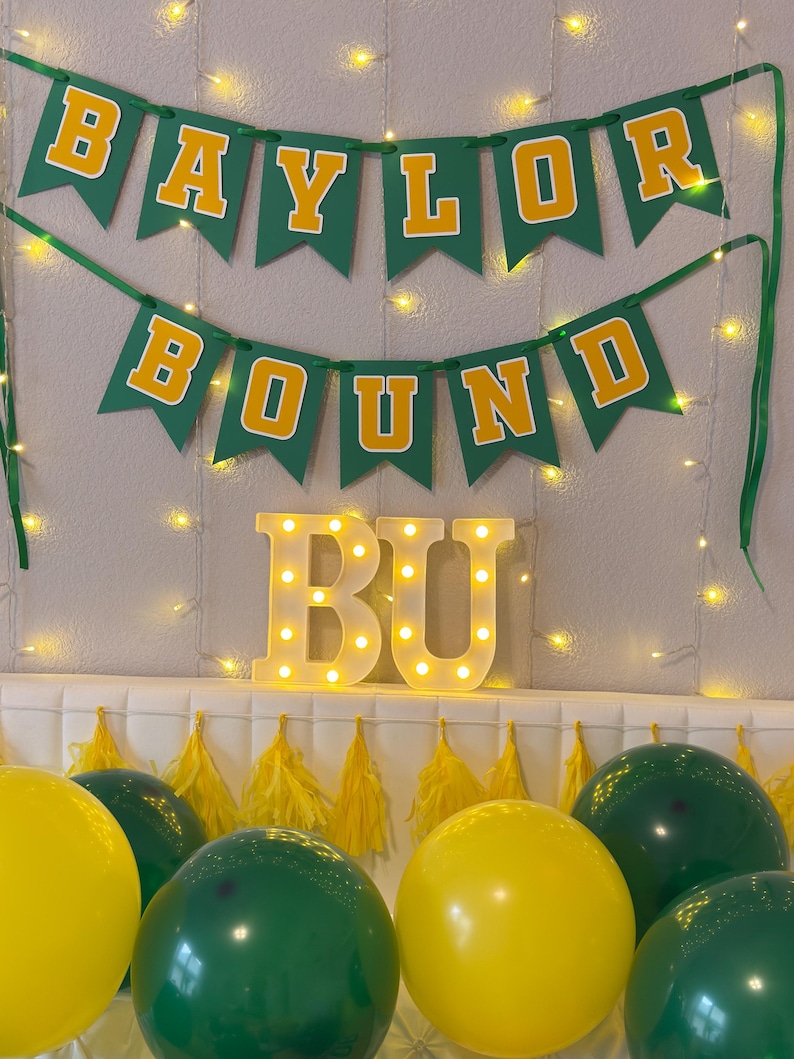 Custom College Bound Banner, Graduation Party Decor, Senior Table Photo ...