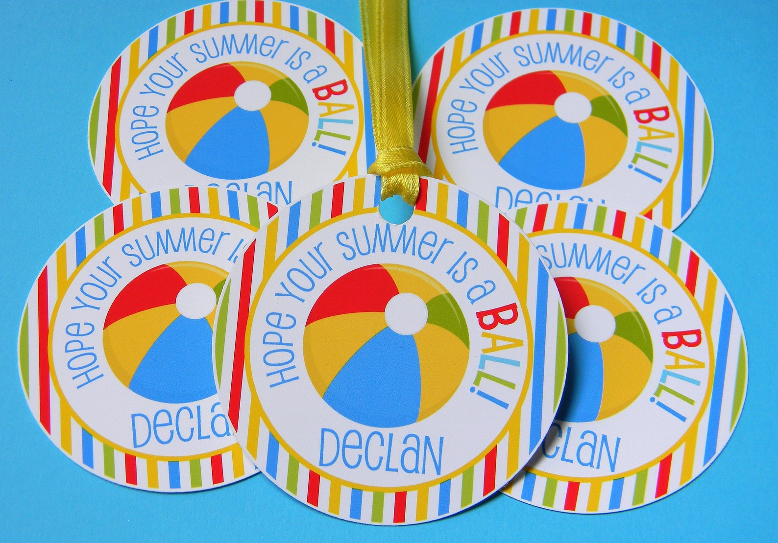 Summer Treat Tags for Kids End of Year Tags Last Day of | Etsy