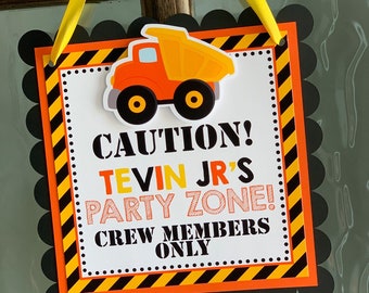 Girly Construction Porta Potty Sign Pink Construction Party - Etsy