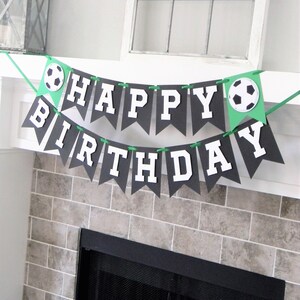 Soccer Party Banner, Soccer Birthday Party, Soccer Party Decor, Sports ...