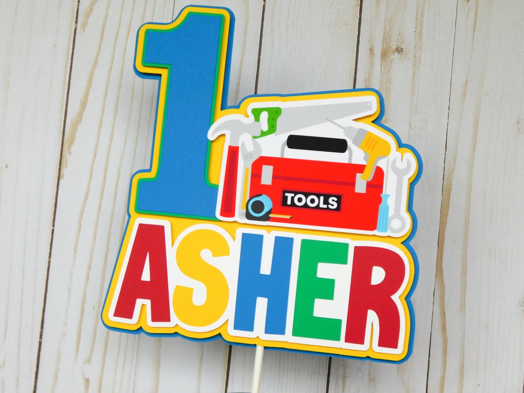 Tools Cake Topper, Toolbox Cake Topper, Handyman Tools Birthday Cake - Etsy