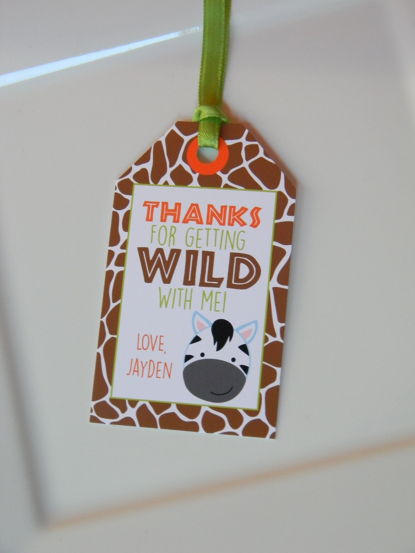 Safari Favor Tags Safari Thank You Tags Safari 1st Birthday - Etsy