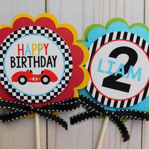 Race Car Centerpieces, Racecar Centerpiece Sticks, Race Car Party Decor ...
