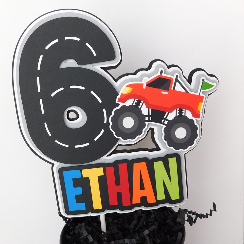 Monster Truck Cake Topper - Etsy