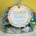 Easter Treat Tags Bunny Kisses Tags Happy Easter Tags - Etsy