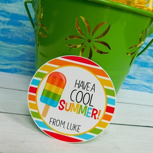 Summer Treat Tags for Kids, End of Year Tags, Last Day of School Tags ...